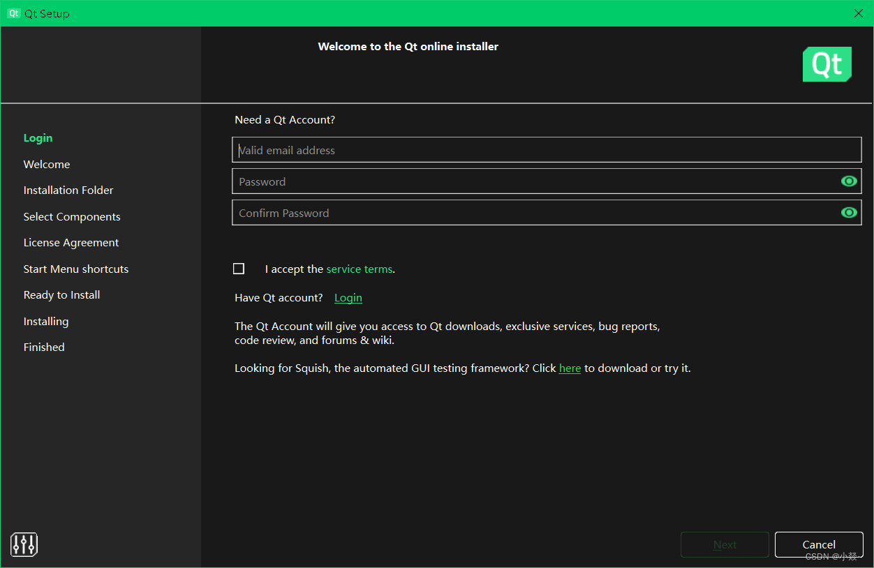 Qt下载&安装_qt-unified-windows-x64-4.7.0-online.exe-CSDN博客