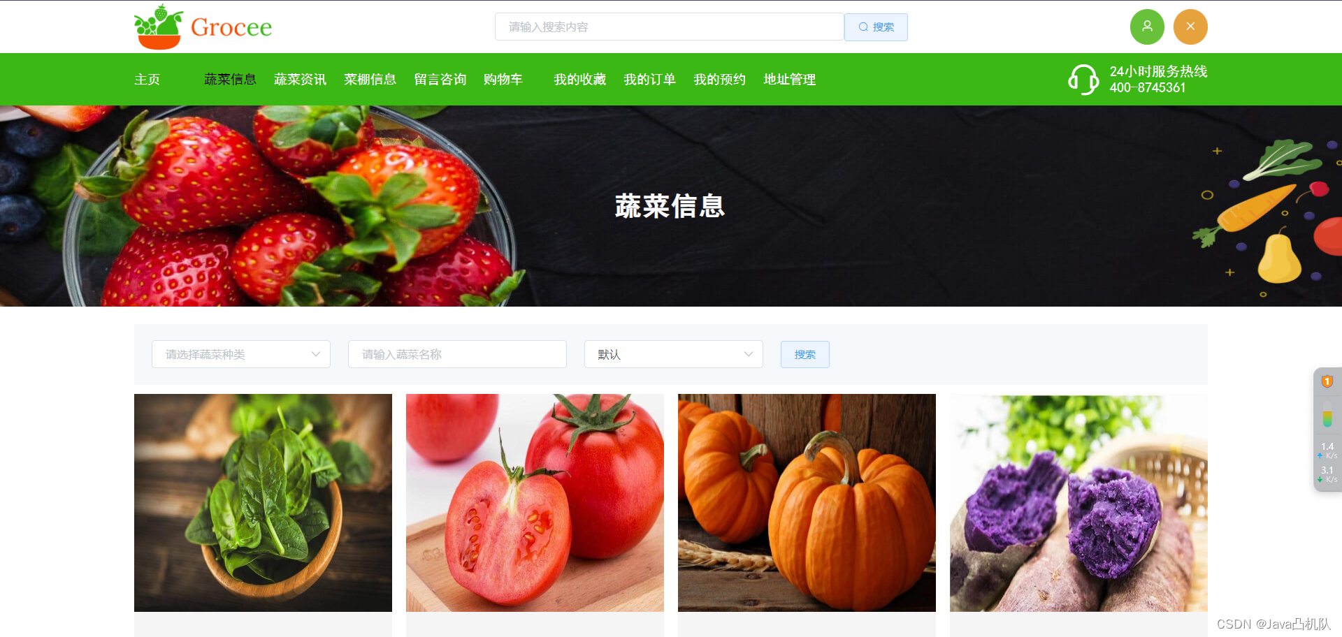 基于springbootvue的蔬菜销售管理系统的设计与实现 Csdn博客