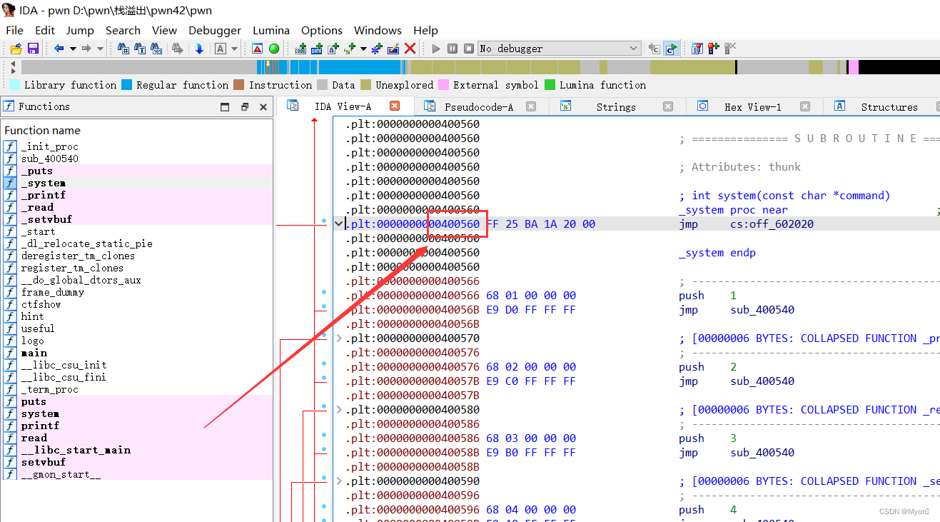 CTFshow-PWN-栈溢出（pwn41-pwn42）_ctf pwn42-CSDN博客