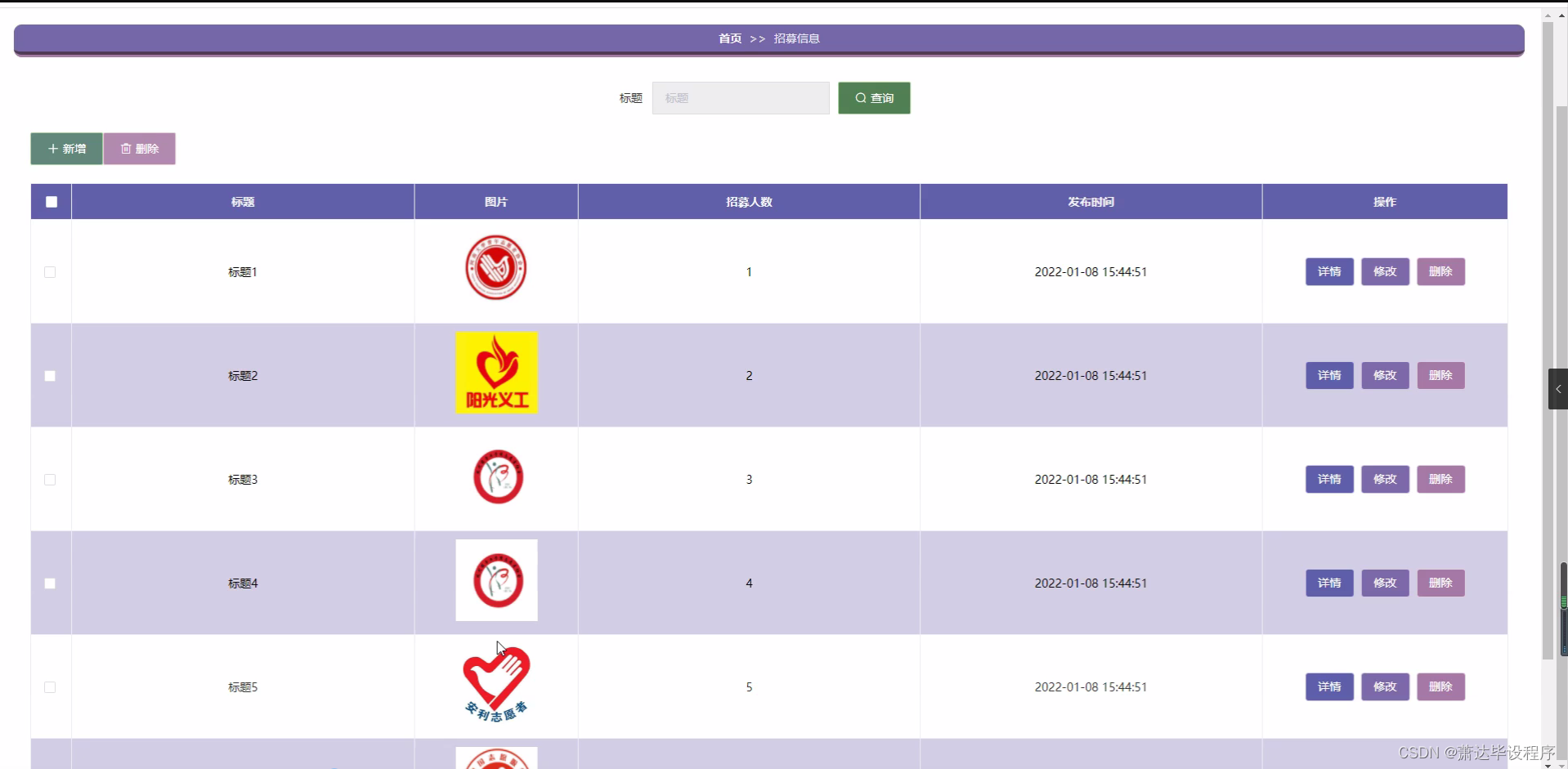 【附源码】java毕业设计社区志愿者招募管理系统 Csdn博客