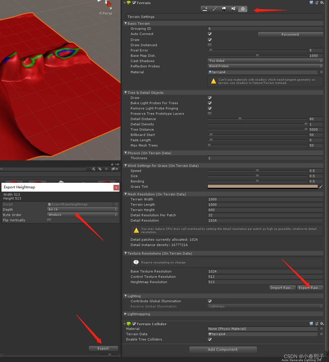 U3D地形如何转FBX_unity地形导出fbx-CSDN博客