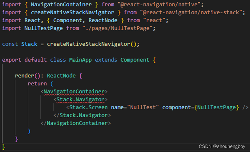 RN踩坑心得第三弹，导入 React Navigation 实现页面跳转_rn 0.68.5适配 react-navigation 版本-CSDN博客