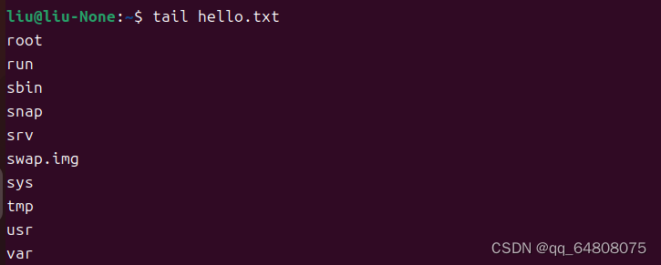 echo命令、`反引号、重定向符（＞和＞＞）、tail命令详解_echo >>-CSDN博客