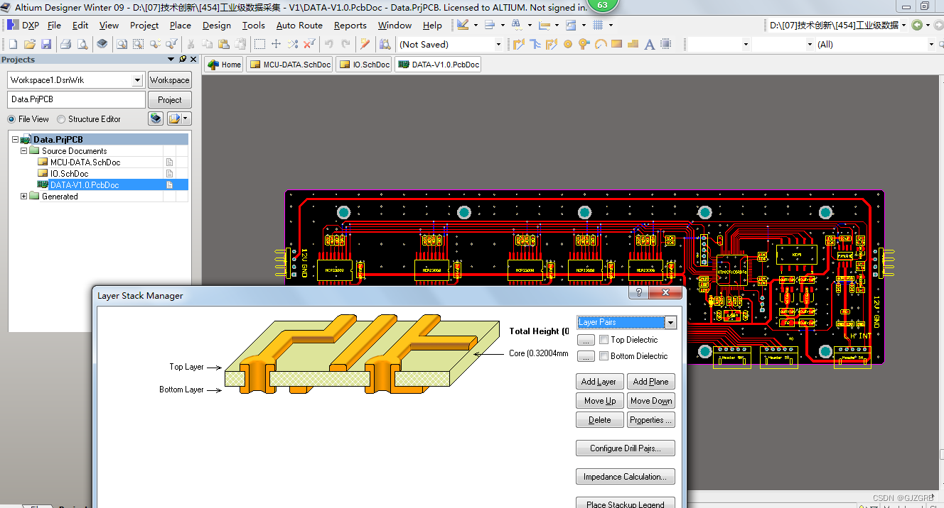 基于STM32F105RBT6单片机+MCP23008设计多路IO工业级数据采集板硬件（原理图+PCB）工程文件_stm32f105rbt6原理图-CSDN博客