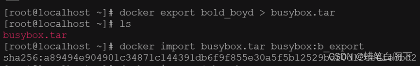 docker save、docker export、docker commit 区别_docker export commit-CSDN博客