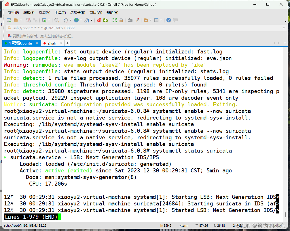 Suricata(Ubuntu)的安装以及使用过程(超详细)-CSDN博客