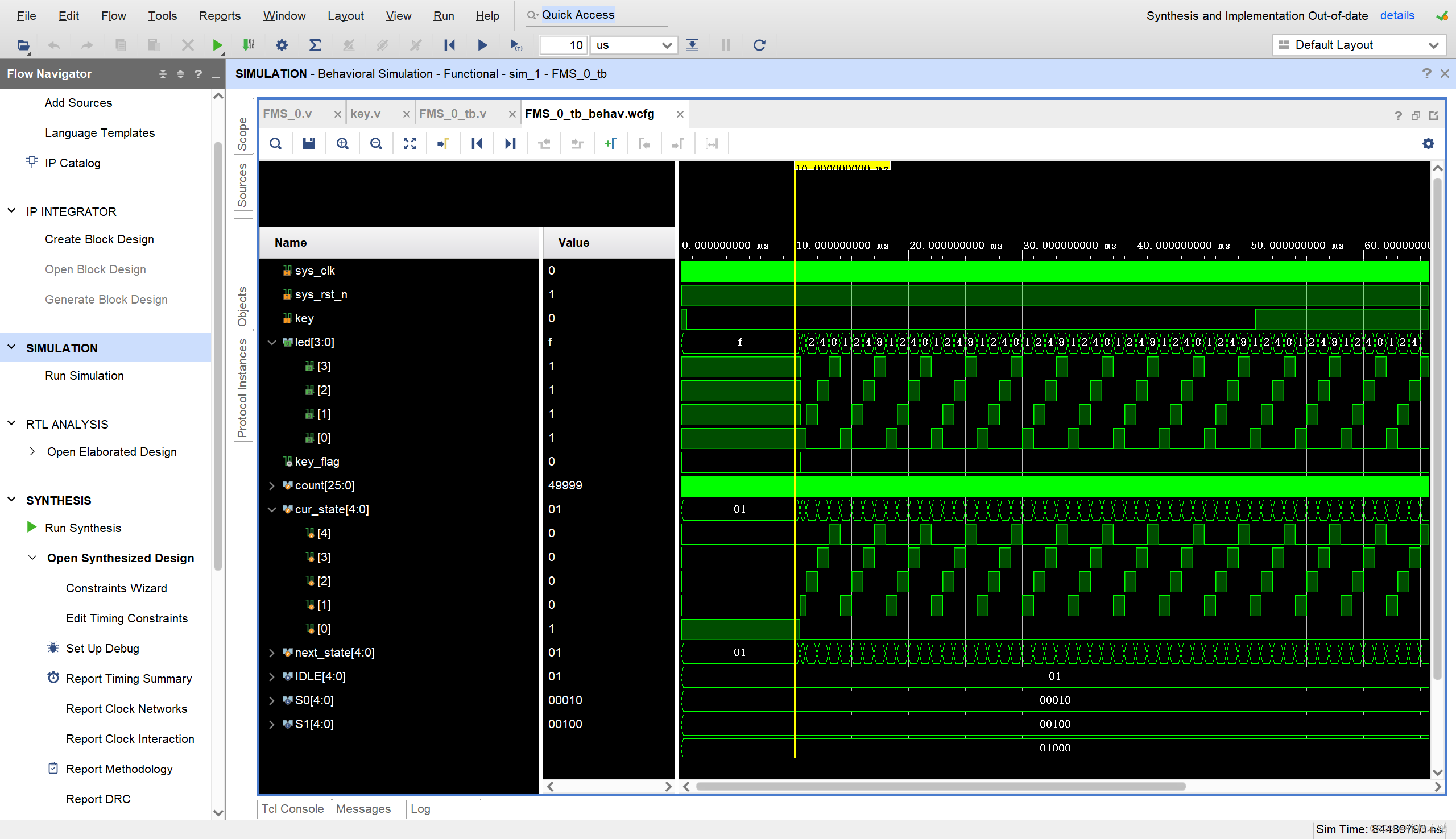 Xilinx FPGA:vivado用状态机写4位流水灯，含按键消抖 zynq7000_vivado定义四个led灯-CSDN博客