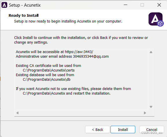 Acunetix-v24.1.2 (AWVS)windows扫描器安装_acunetix 24 汉化-CSDN博客