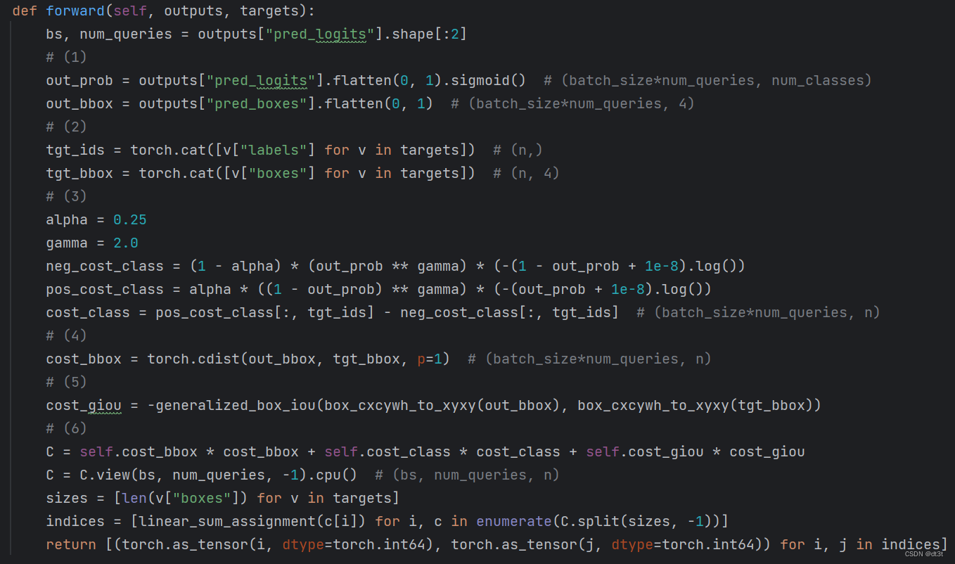 Conditional-DETR Match Loss PostProcess代码解析_conditional detr loss-CSDN博客