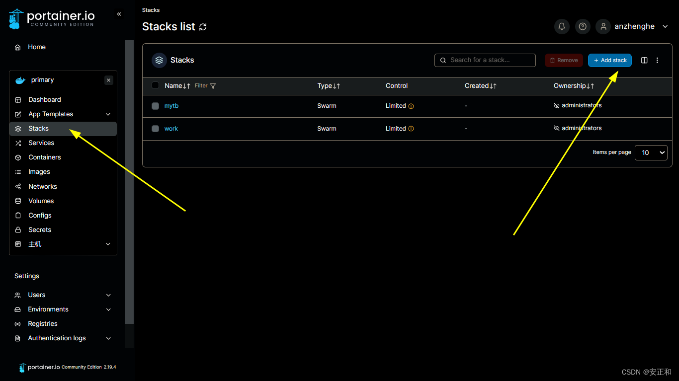 Docker图形用户界面Web UI portainer_docker webui-CSDN博客