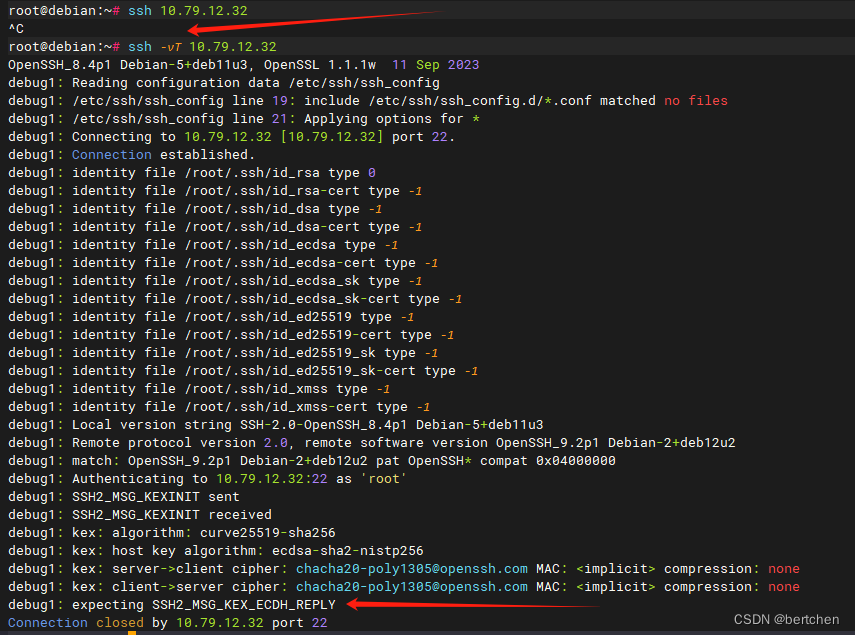 debug1: expecting SSH2_MSG_KEX_ECDH_REPLY 解决SSH连接问题以及实现免密登录_kexalgorithms=ecdh-sha2-nistp521-CSDN博客
