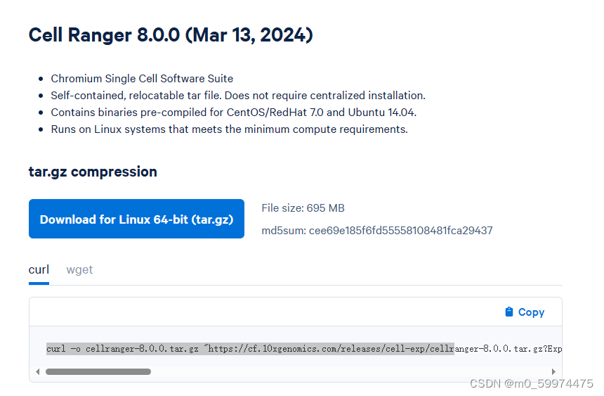 cellranger安装以及使用-CSDN博客