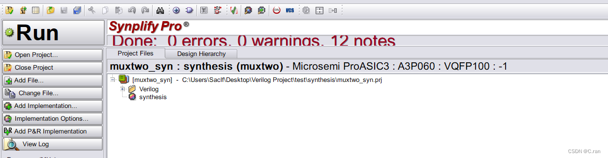 Libero Soc v11.9使用（一）_libero烧写步骤-CSDN博客