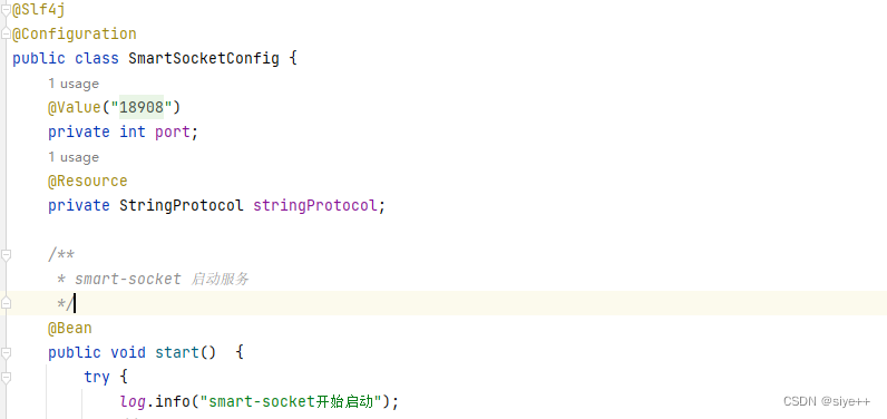 Springboot 集成 Smart Socket Csdn博客