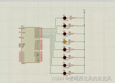 安装并使用Proteus设计点亮LED流水灯_proteus led-CSDN博客