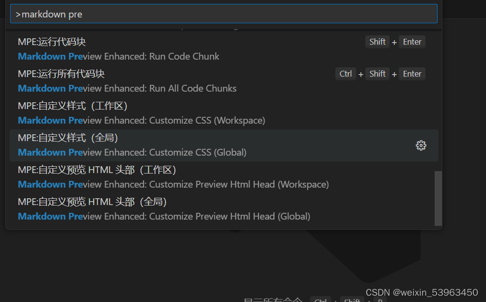 Markdown Preview Enhanced自定义vscode配置_markdown preview enhanced插件-CSDN博客