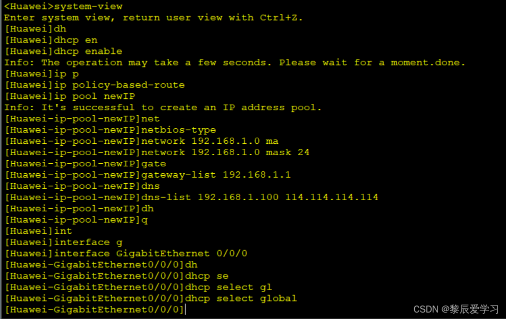 ENSP配置HTTP、DNS、DHCP、telnet_用ensp实现telnet协议与dhcp协议-CSDN博客