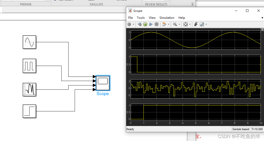 Simulink模块使用_interpret vector parameters as 1-d-CSDN博客