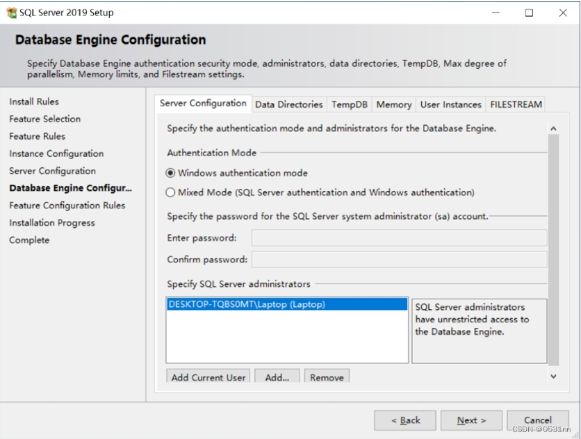 安装SQL Server 2019-CSDN博客