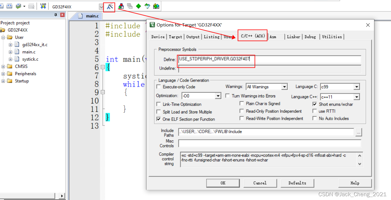 GD32F407入坑指南 第一章_keil gd32f407 下载-CSDN博客