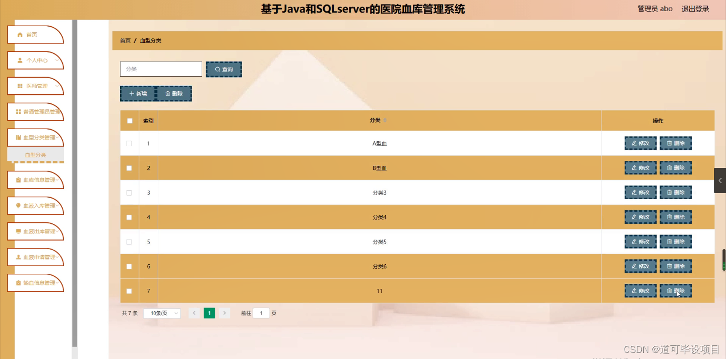 Java计算机毕业设计基于java和sqlserver的医院血库管理系统(附源码springboot开题论文)基于java的医院血库管理系统的设计与实现 Csdn博客