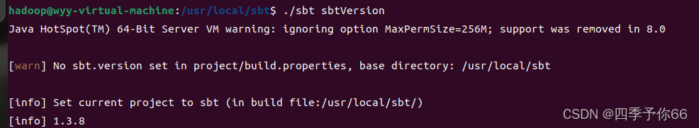 加速查看sbt版本信息 [info] [launcher] getting org.scala-sbt sbt 1.3.8 (this may take some time)...-CSDN博客
