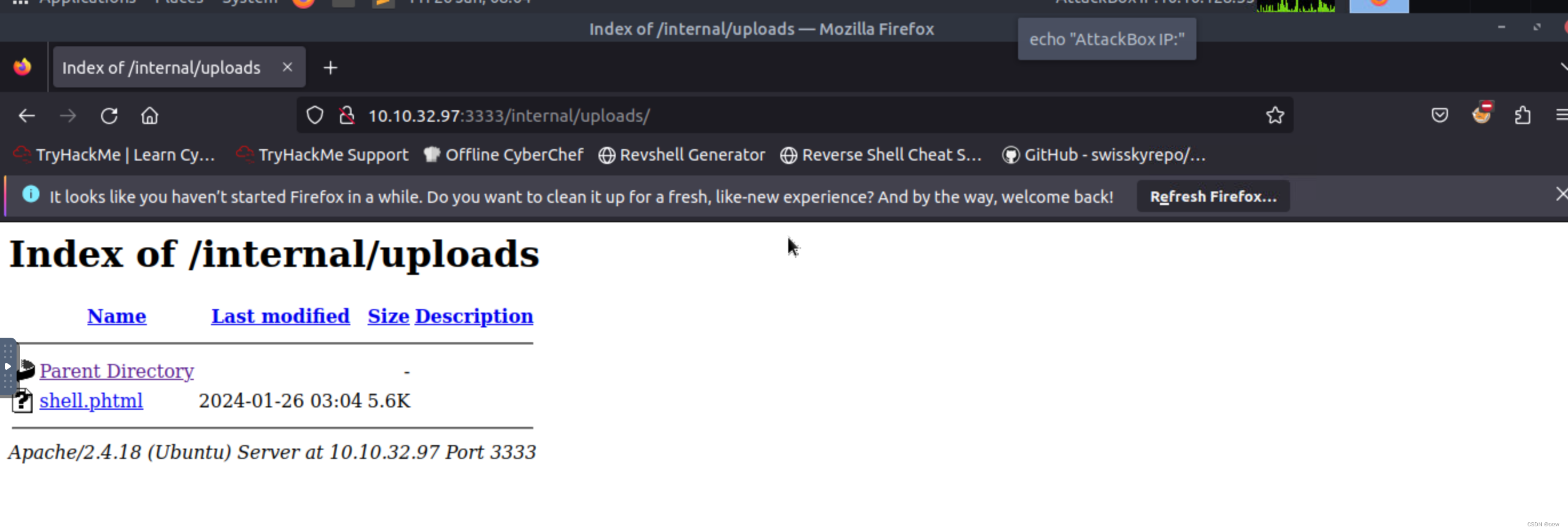 TryHackMe-Vulnversity练习_try hackme vulnversity-CSDN博客
