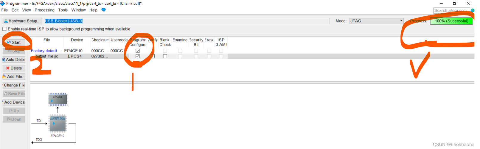 FPGA使用jic文件固化程序_jic文件怎么存储到fbga-CSDN博客