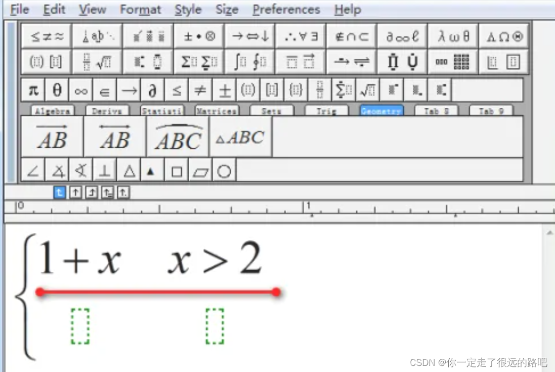 mathtype中如何输入分段函数_mathtype写分段函数-CSDN博客
