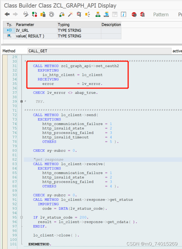 ABAP代码使用OAuth2.0 Client Credential调用外部API-CSDN博客