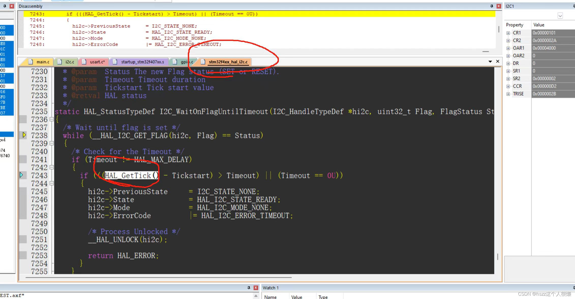 STM32 HAL IIC不好使debug时发现卡死在While（_HAL_I2C_ GET_FLAG(hi2c,Flagg == Status)）_hal i2c卡死-CSDN博客