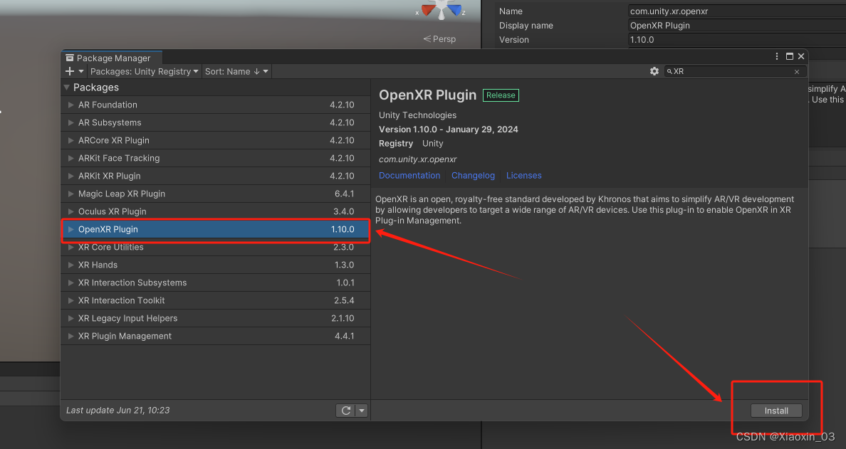 【Unity】简易配置可运行的VR项目_unity的openxr配置-CSDN博客