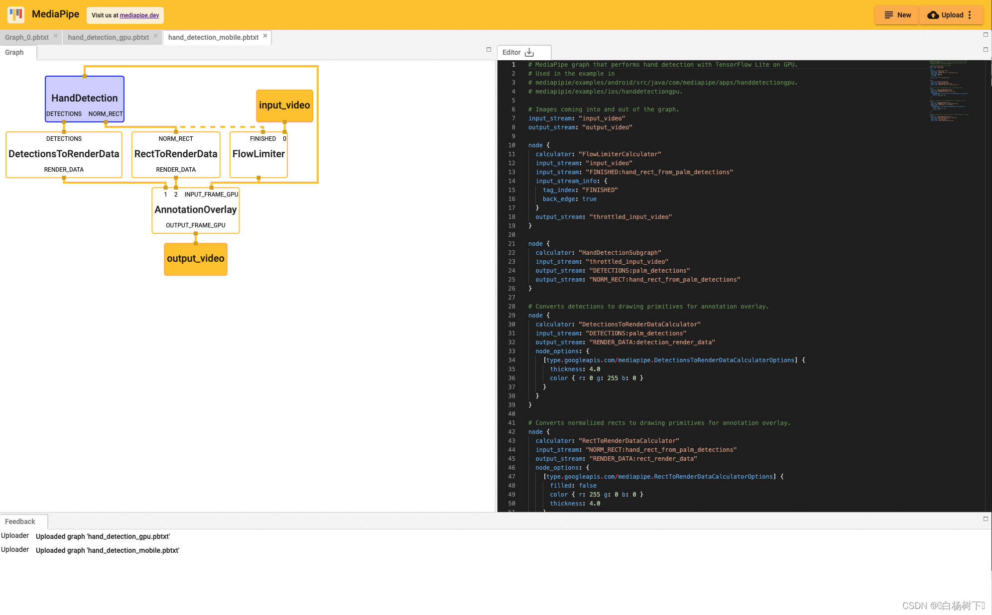 MediaPipe框架- 可视化工具-CSDN博客