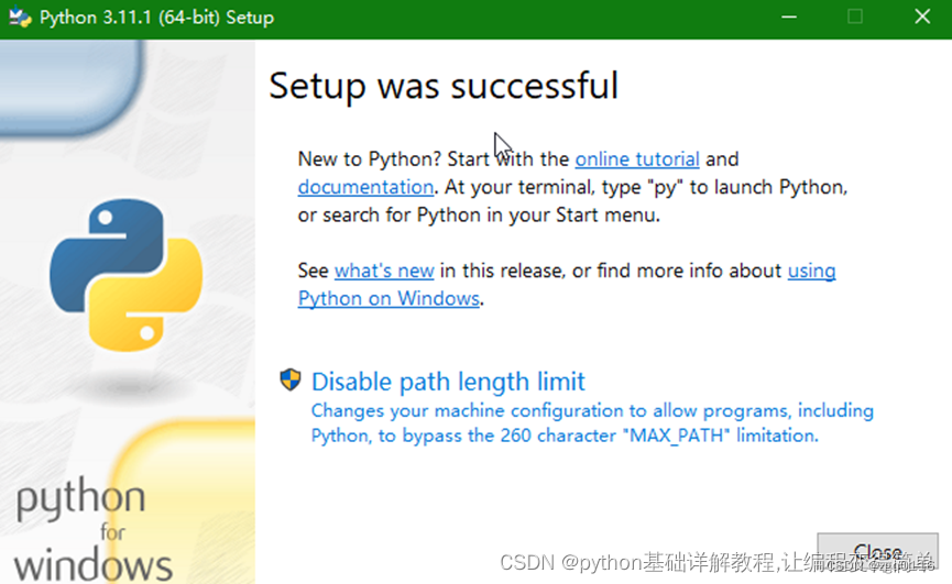 最新Python安装详细教程（超级详细）_python官网-CSDN博客
