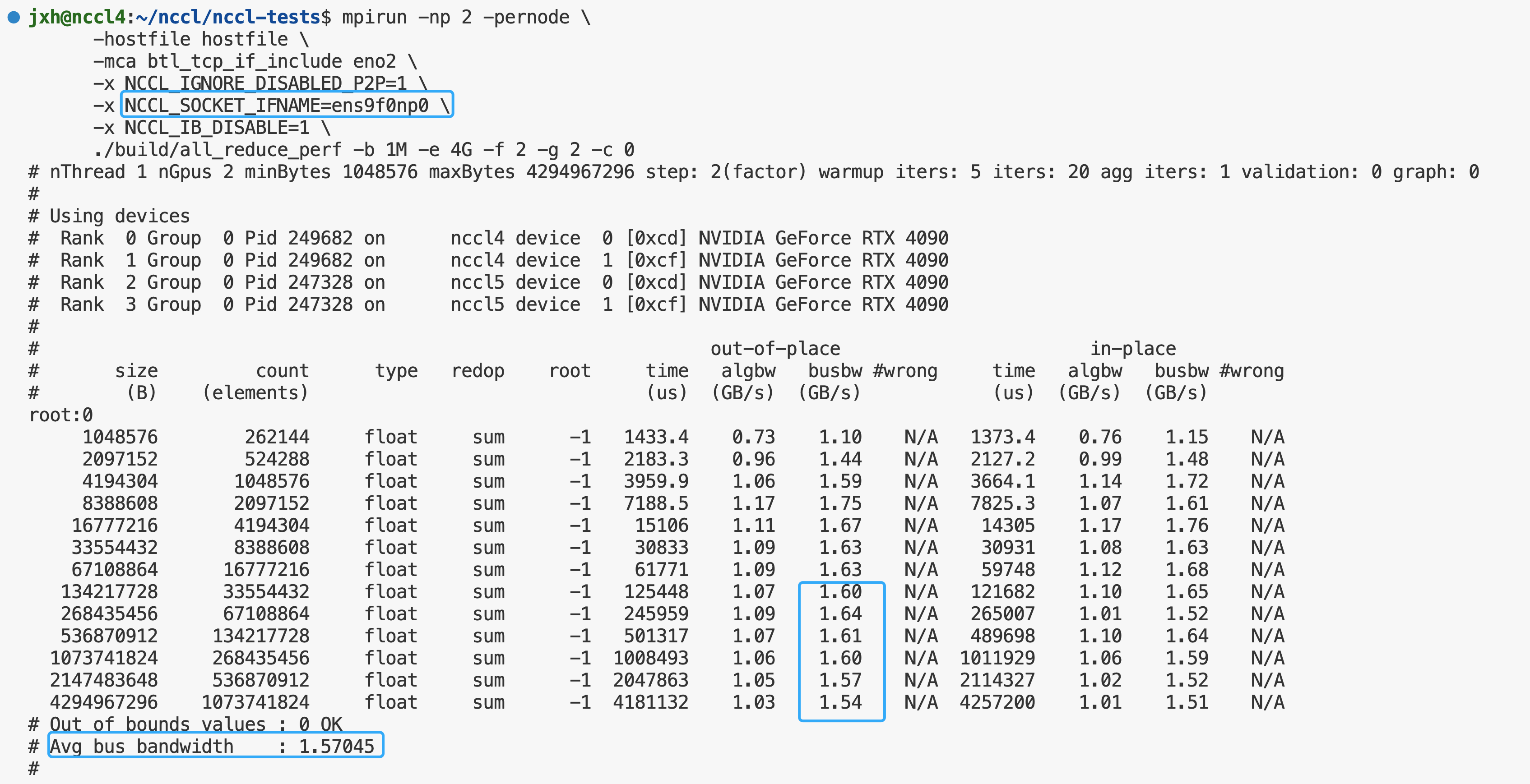 1. 多机多卡运行nccl-tests和channel获取_nccl test-CSDN博客