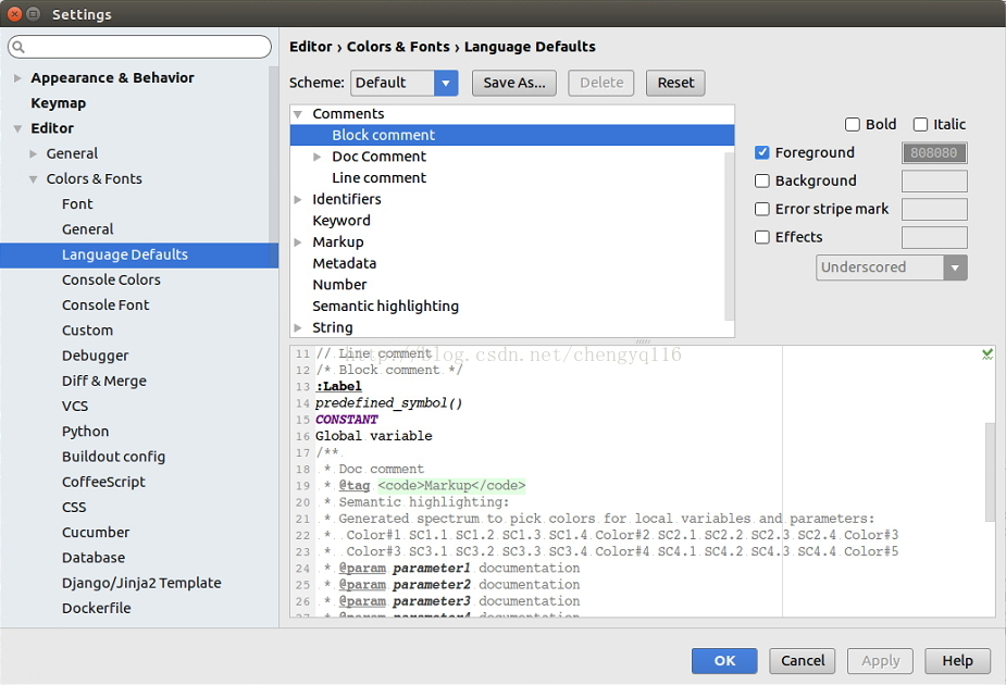 PyCharm 注释 (Comments) 样式设置_pycharm修改注释字体-CSDN博客