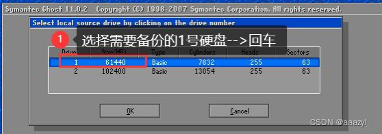 实验案例:使用ghost备份恢复操作系统。利用ghost完成系统的备份和镜像。 Csdn博客