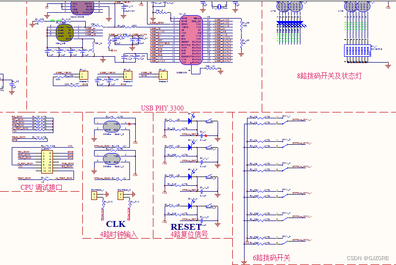 基于 Xilinx Fpga Xc5vl Cy7c68000单片机项目应用开发板硬件(原理图pcb)ddb工程文件cy7c8013afpga原理图 Csdn博客
