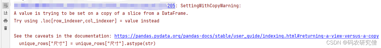 出现a Value Is Trying To Be Set On A Copy Of A Slice From A Dataframe Try Using Loc Rowindexer
