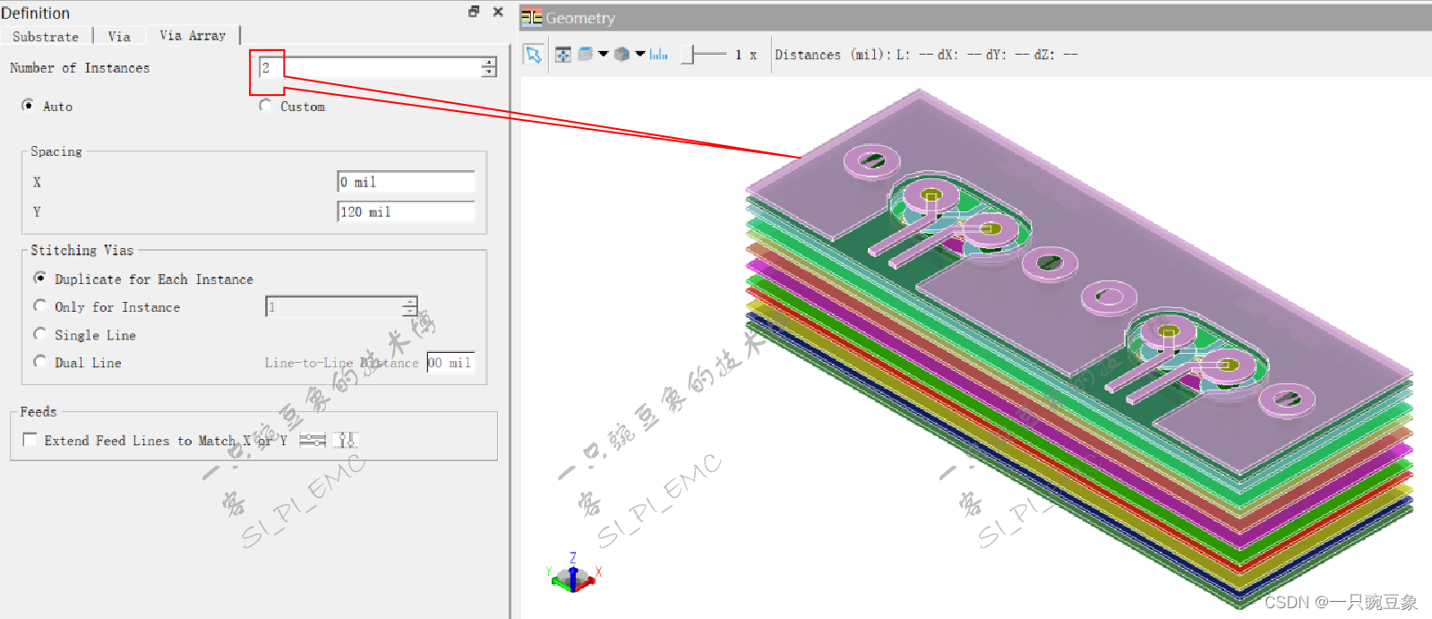ADS Via Designer 快速建模举例-CSDN博客