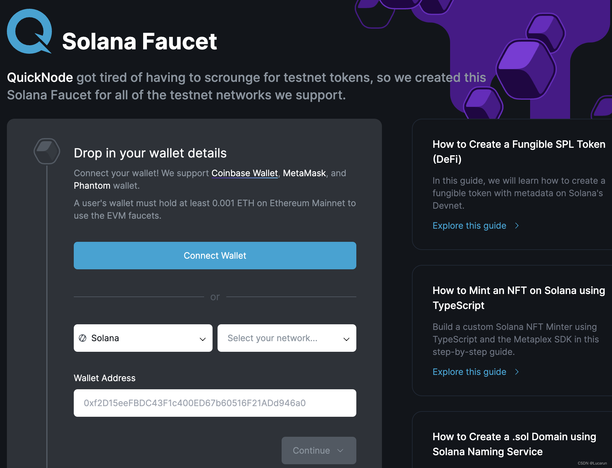 新一代公链代表Solana（3） --- Solana的第三方钱包使用_phantom钱包下载-CSDN博客
