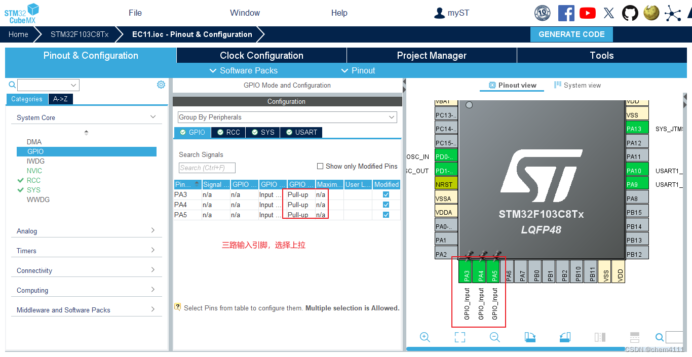 STM32CubeMX EC11旋转编码器驱动_旋转编码器单片机驱动-CSDN博客