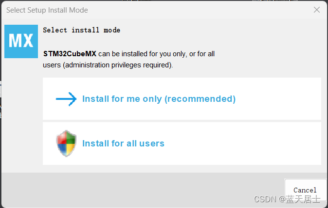 STM32CubeMX配置步骤详解三 —— 安装_stm32cubemx6.11-CSDN博客