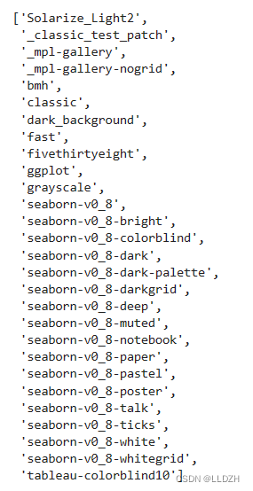 plt.style.use(‘seaborn‘)出错_seaborn' is not a valid package style, path of sty-CSDN博客