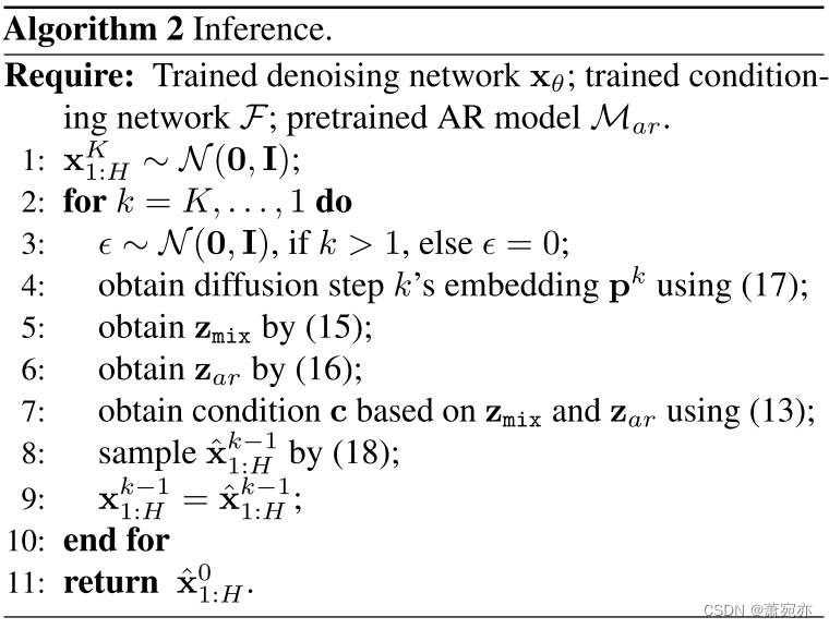 Non-autoregressive Conditional Diffusion Models for Time Series Prediction-CSDN博客