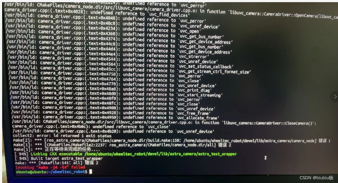 【树莓派4B】ubuntu20.04-ROS-noetic使用astra s相机过程_e: 无法定位软件包 ros-noetic-libuvc-CSDN博客