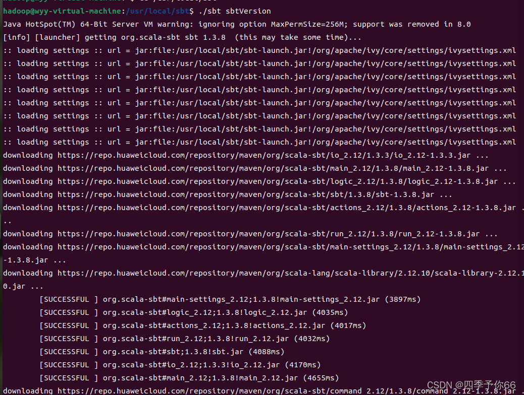 加速查看sbt版本信息 [info] [launcher] getting org.scala-sbt sbt 1.3.8 (this may take some time)...-CSDN博客