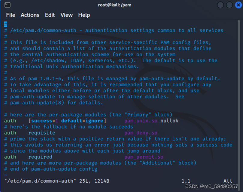 基于PAM实现Liunx系统安全认证与设计-CSDN博客
