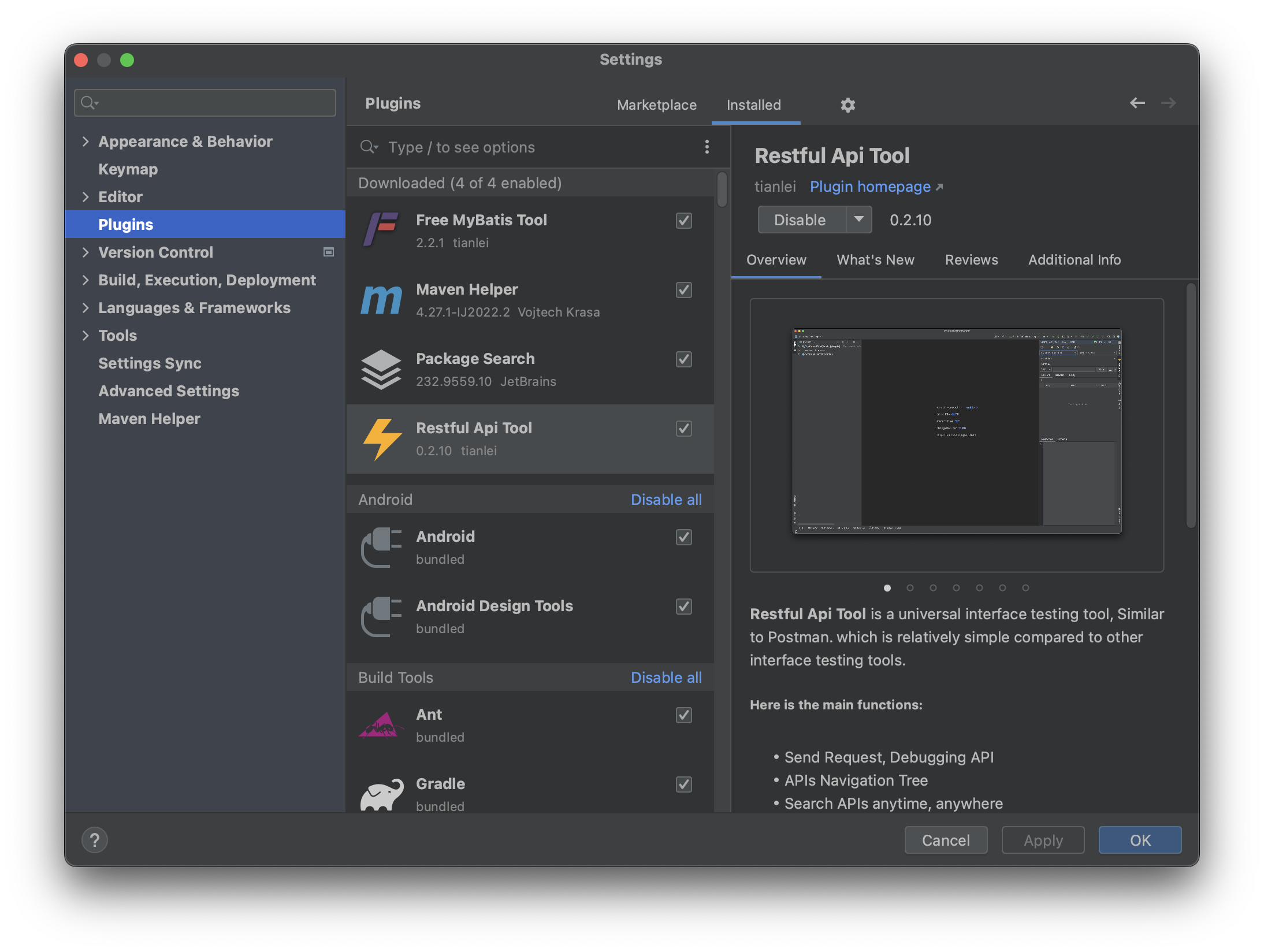 IntelliJ IDEA | 插件 Restful Api Tool_idea restful工具-CSDN博客